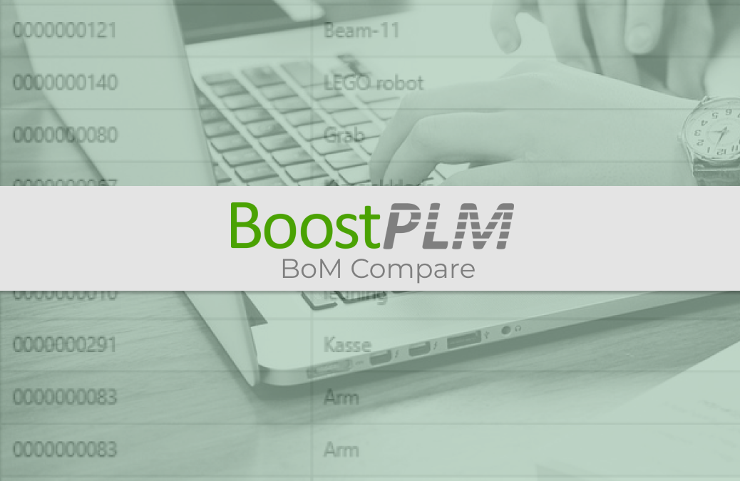 Sammenligning af komponenter | BoM Compare Tool | BoostPLM